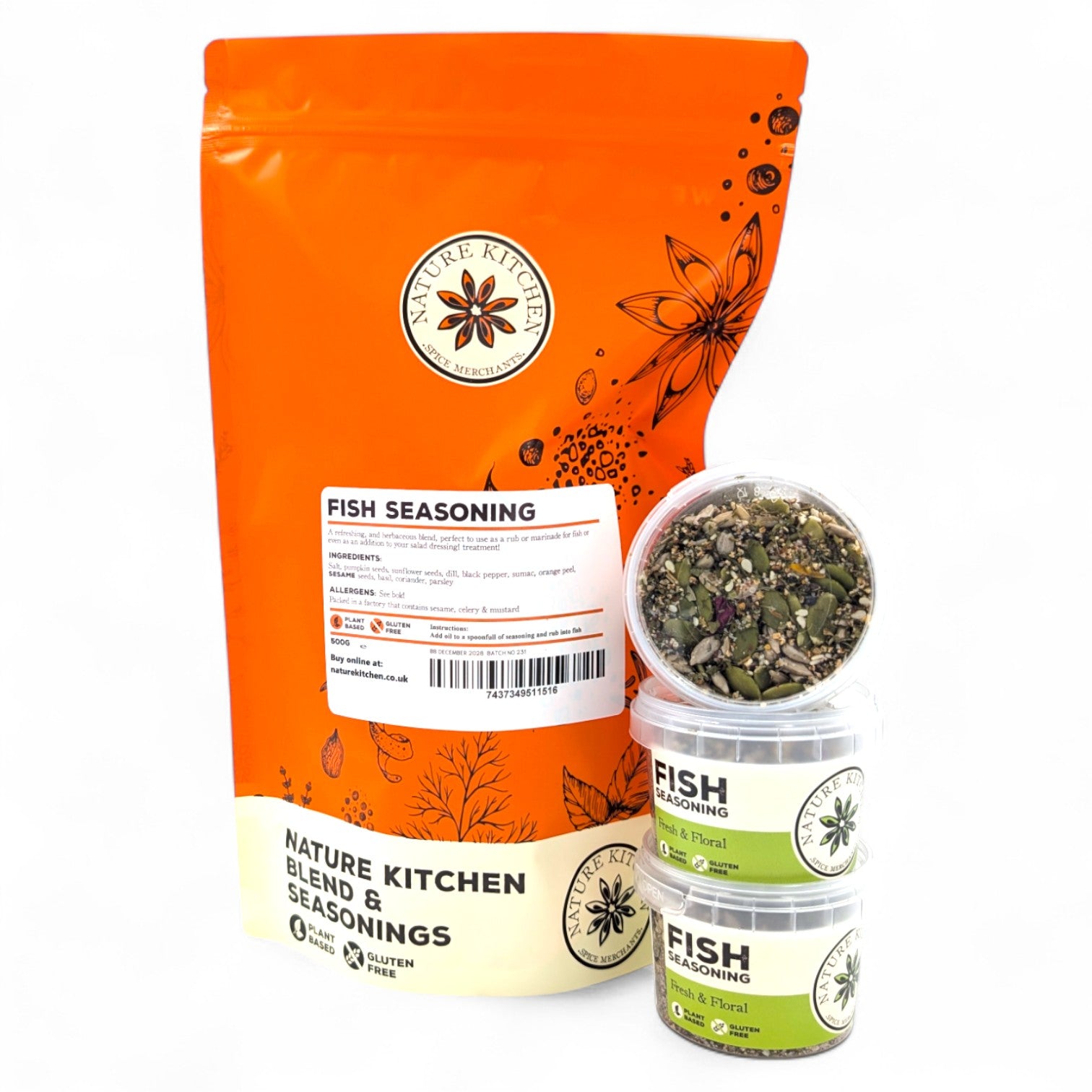 Fish Seasoning from 50g pot to 5kg Sack