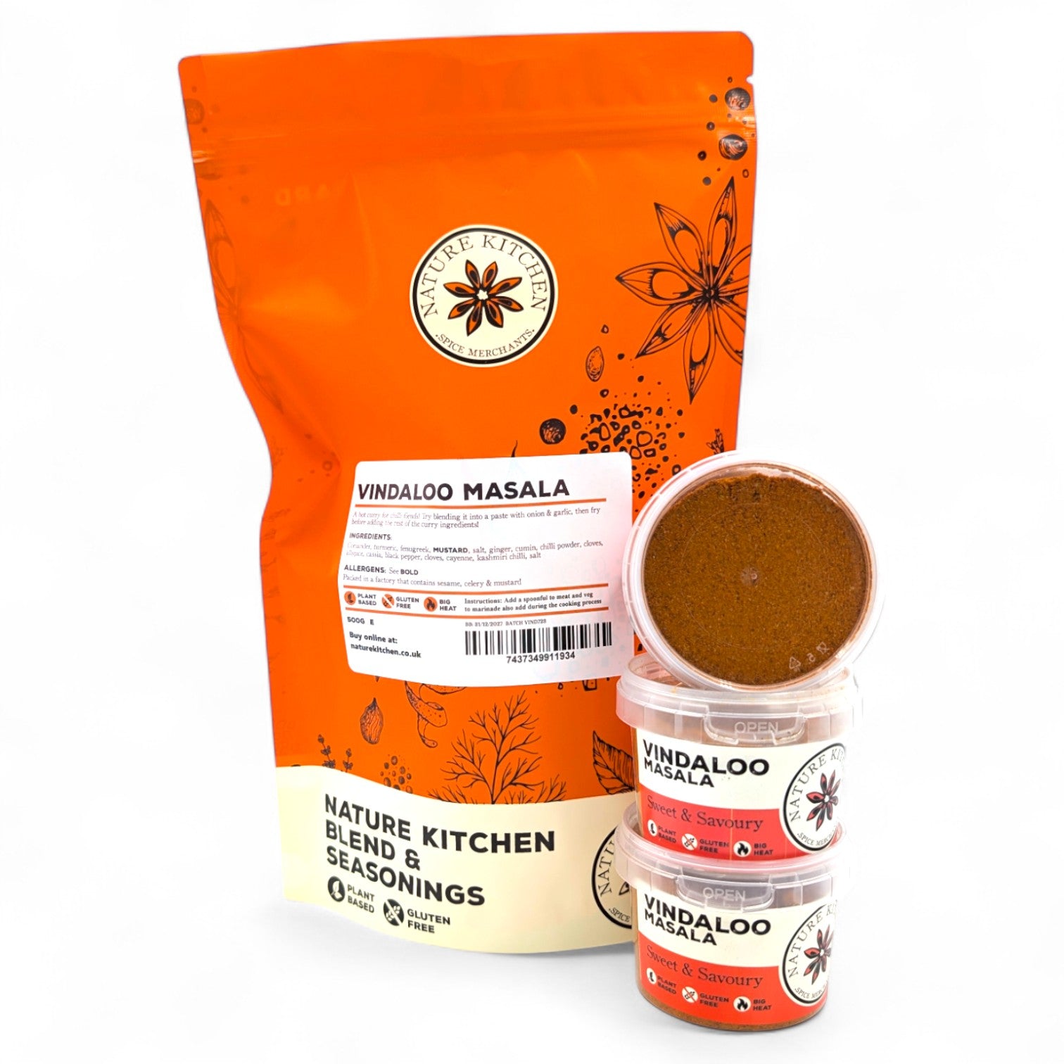 Vindaloo Masala Spice Mix from 50g pot to 5kg Bag