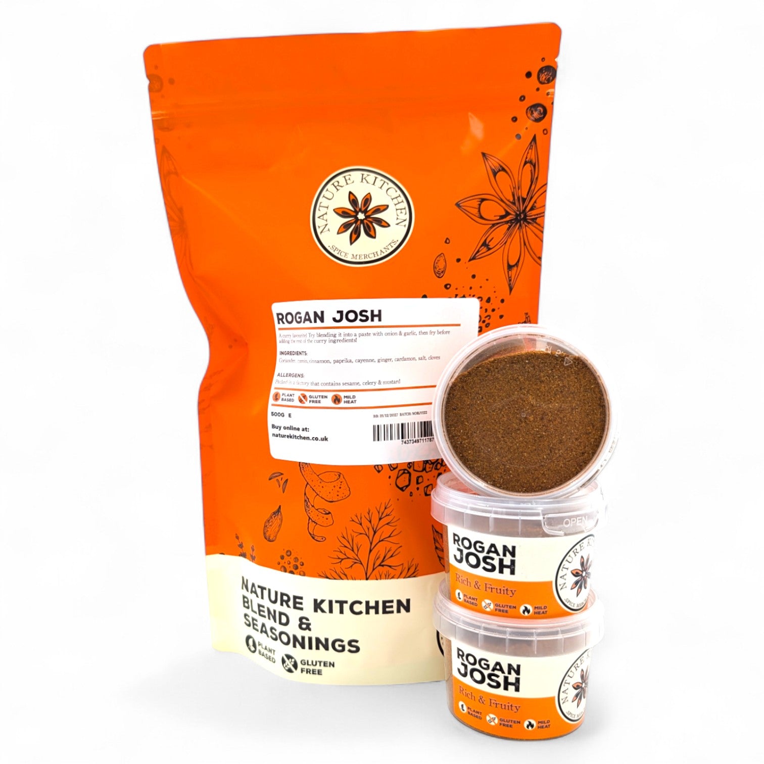 Rogan Josh Indian Curry Powder. Available in 50g to 5kg