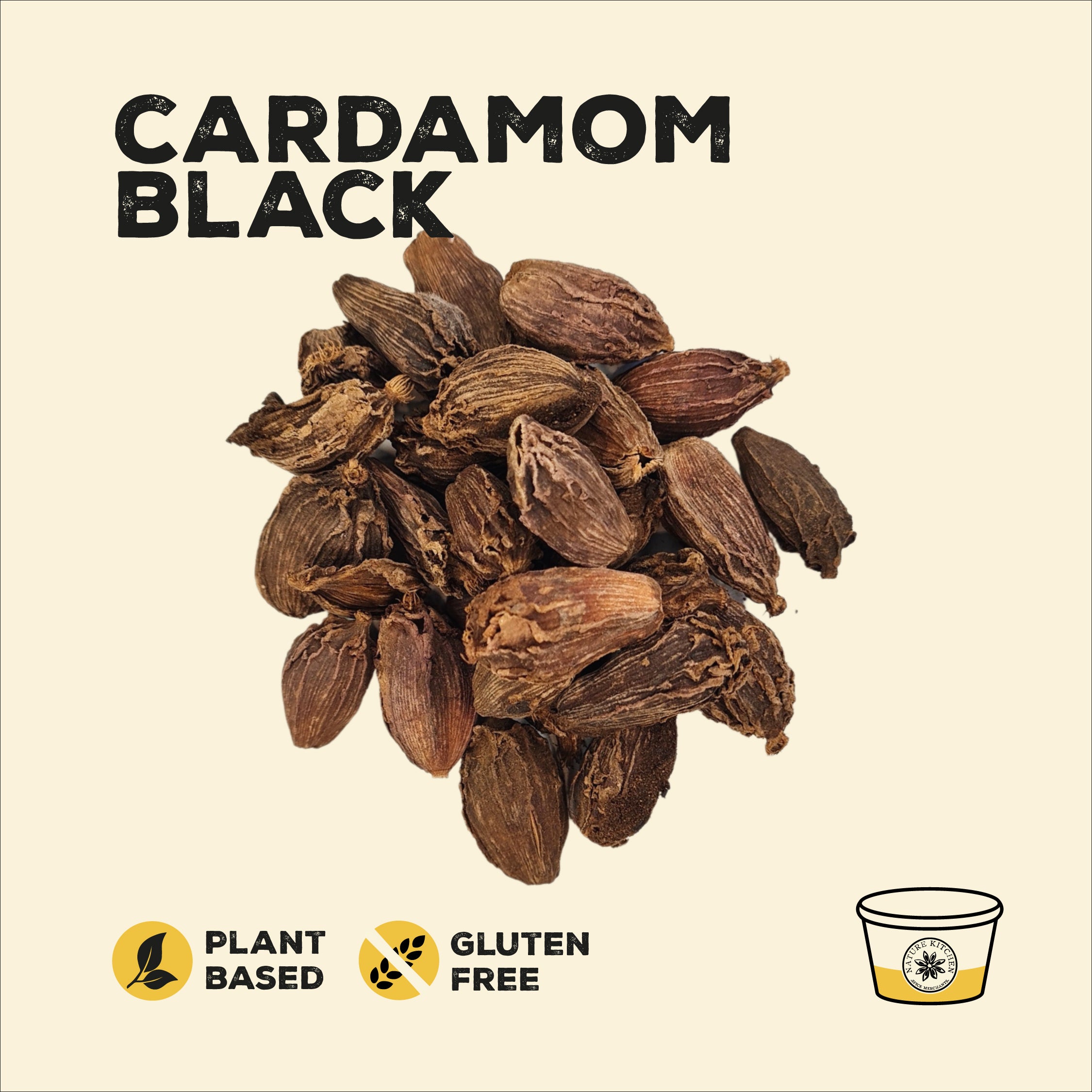 Cardamom Pods Black 6 x 30 Pots