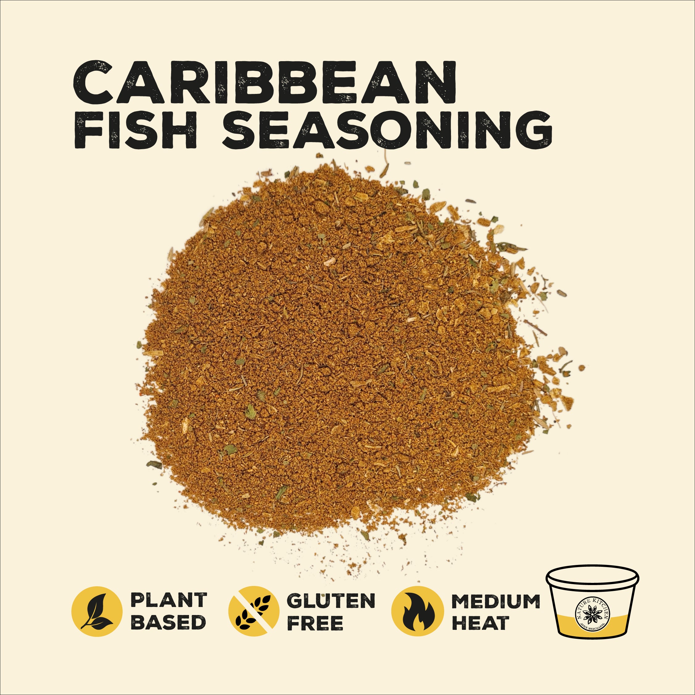 Caribbean Fish Seasoning 6 x 50g Pots