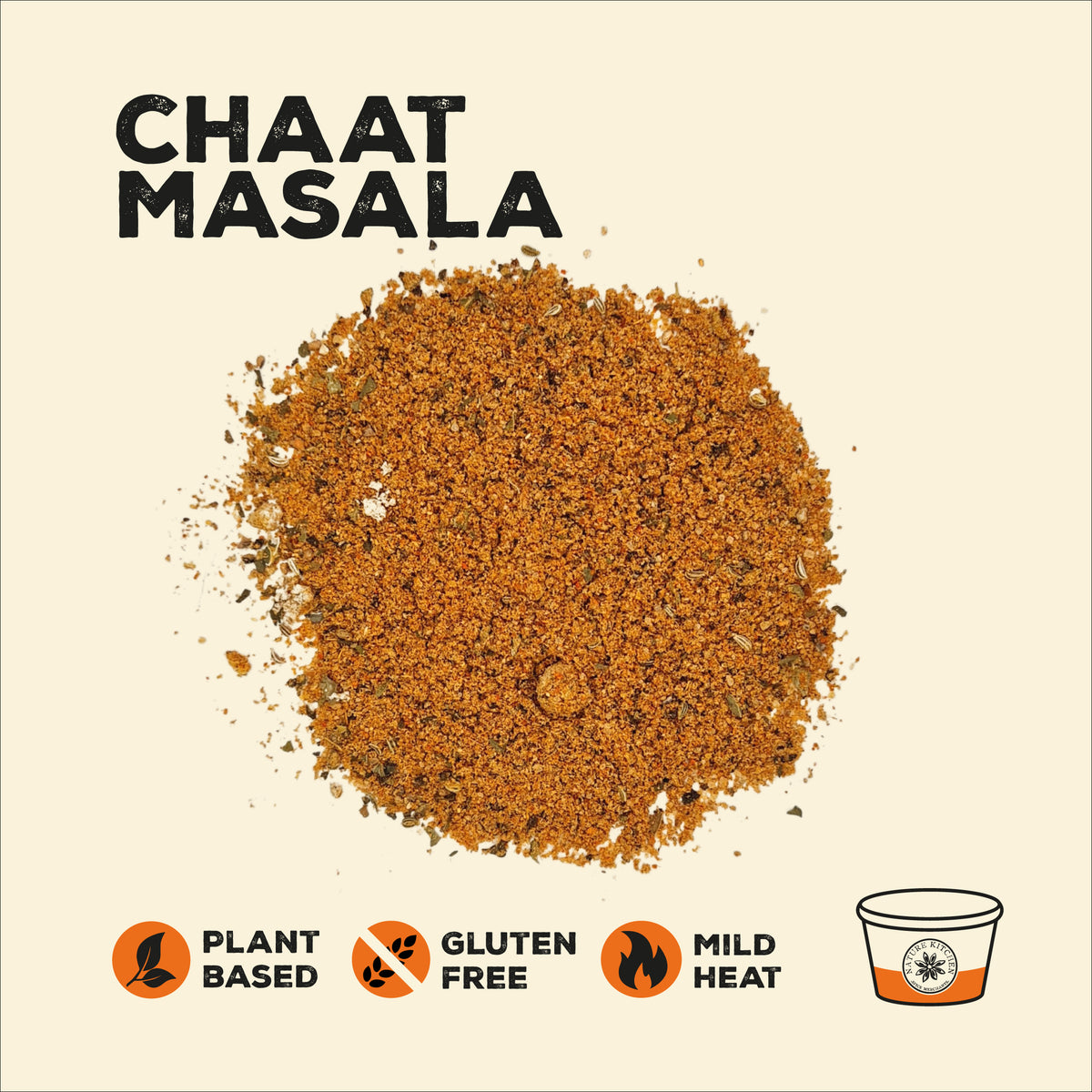 Chaat Masala 6 x 50g Pots Street Food BlendChaat masala