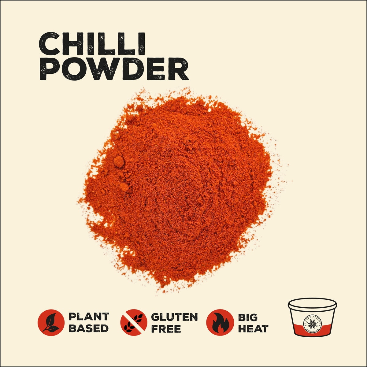 Chilli Powder 1 x 50g Pot as adding zing to your food