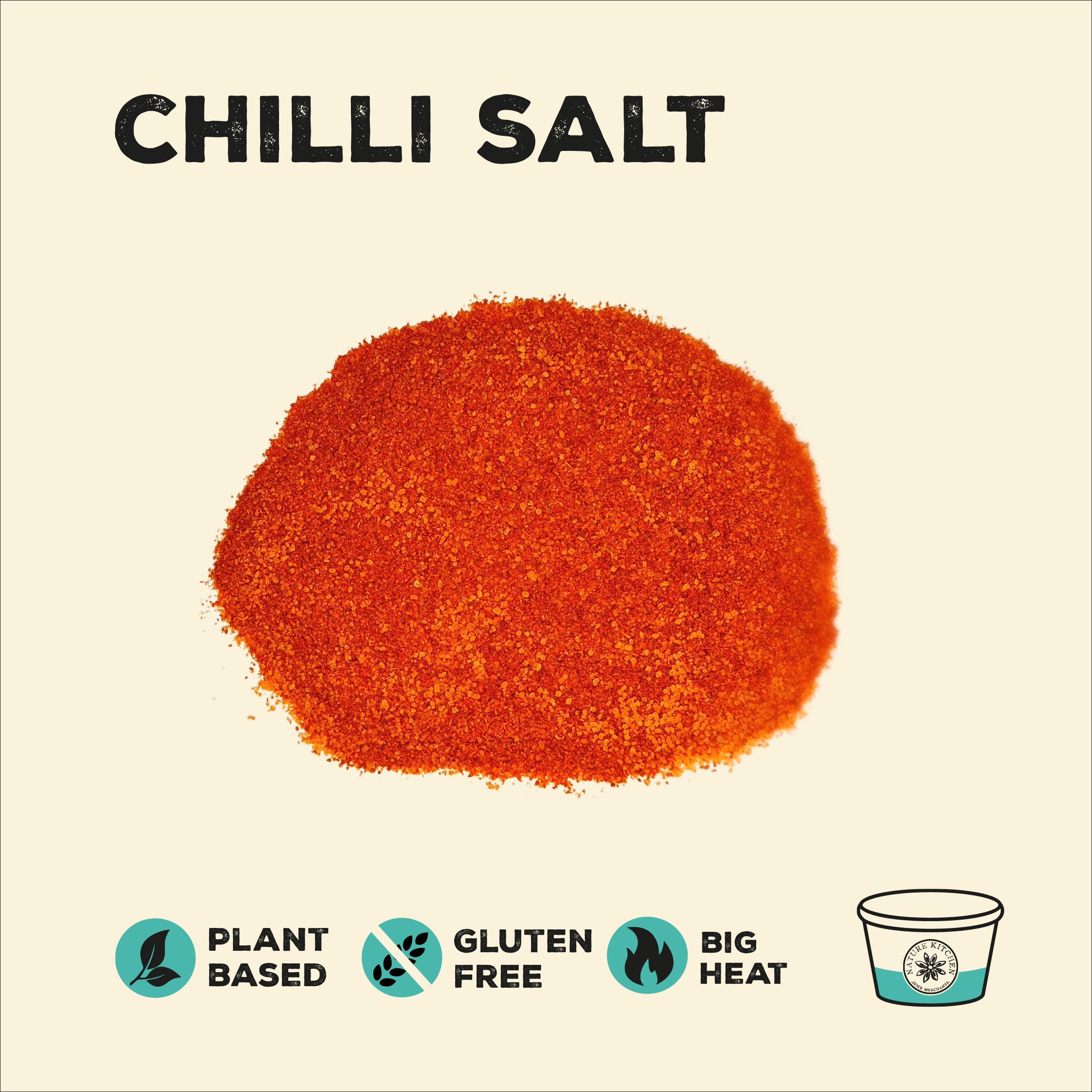 Chilli Salt 1 x 100g Pot Chilli Salt A 50-50 mix