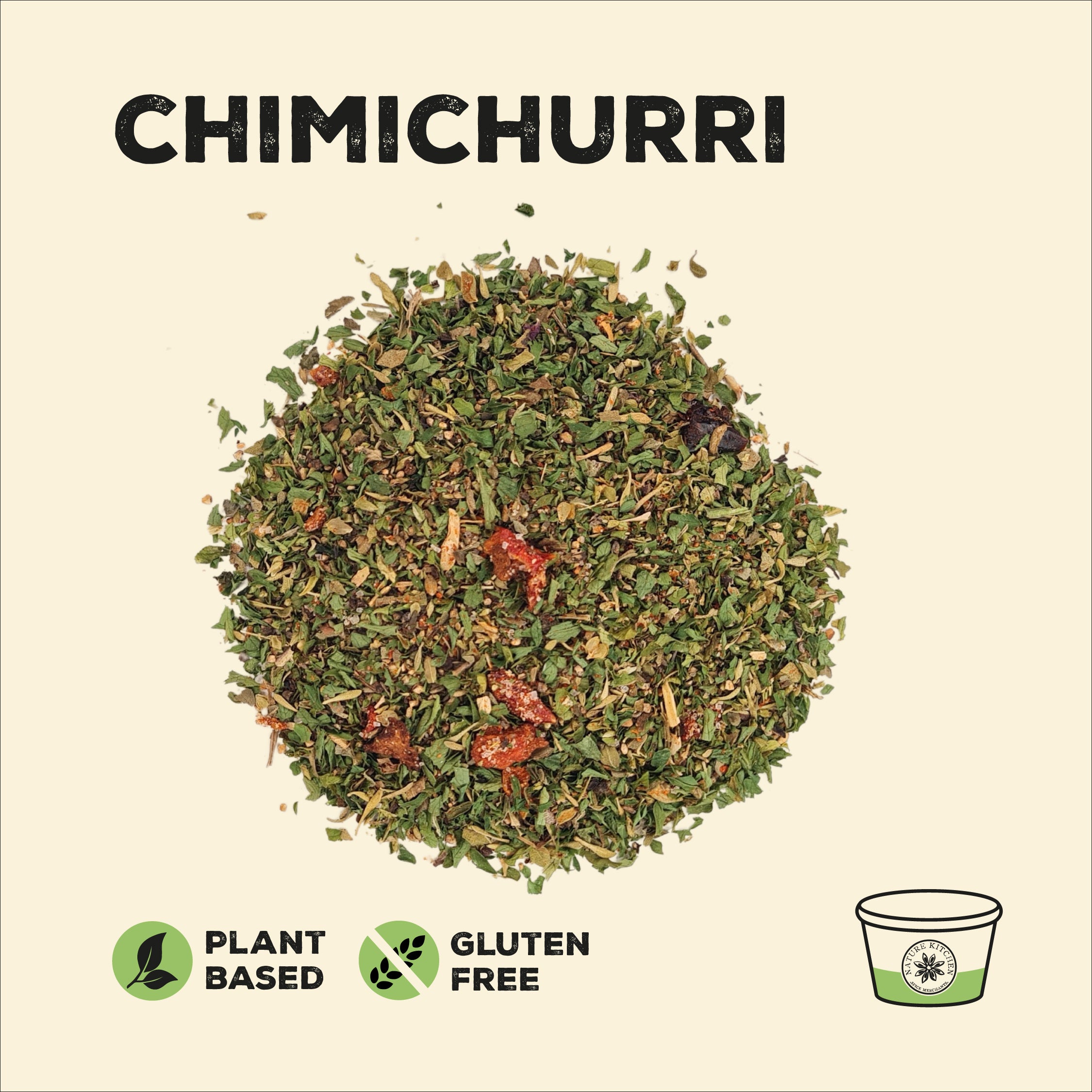 Chimi Churi 6 x 30g Pots mixed with an oil