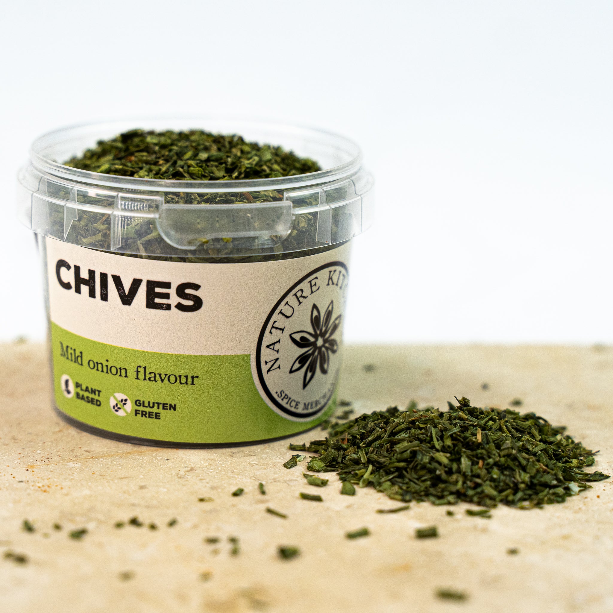 Chives Dried 20g Pot blend in with almost any dish and the