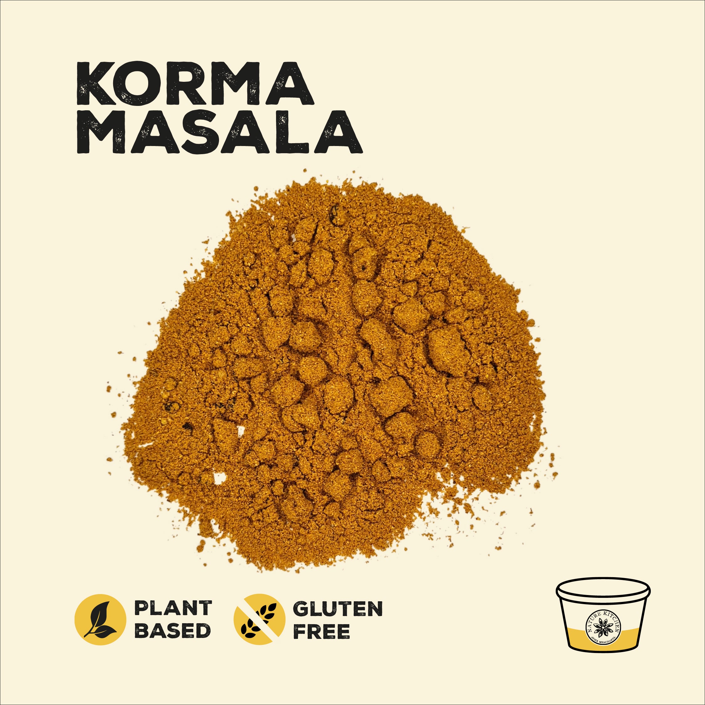 Korma Masala Mild Curry Powder 6 x 50g Pots
