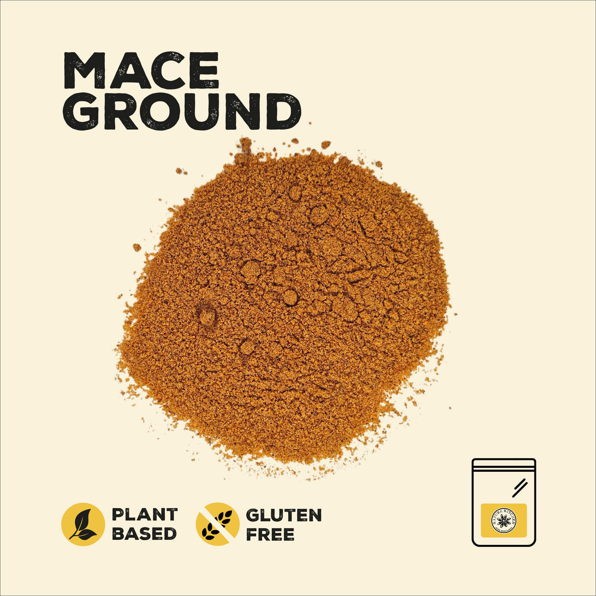 Mace Spice Organic Ground Mace 100g - Free UK Delivery - By Hatton Hill ...