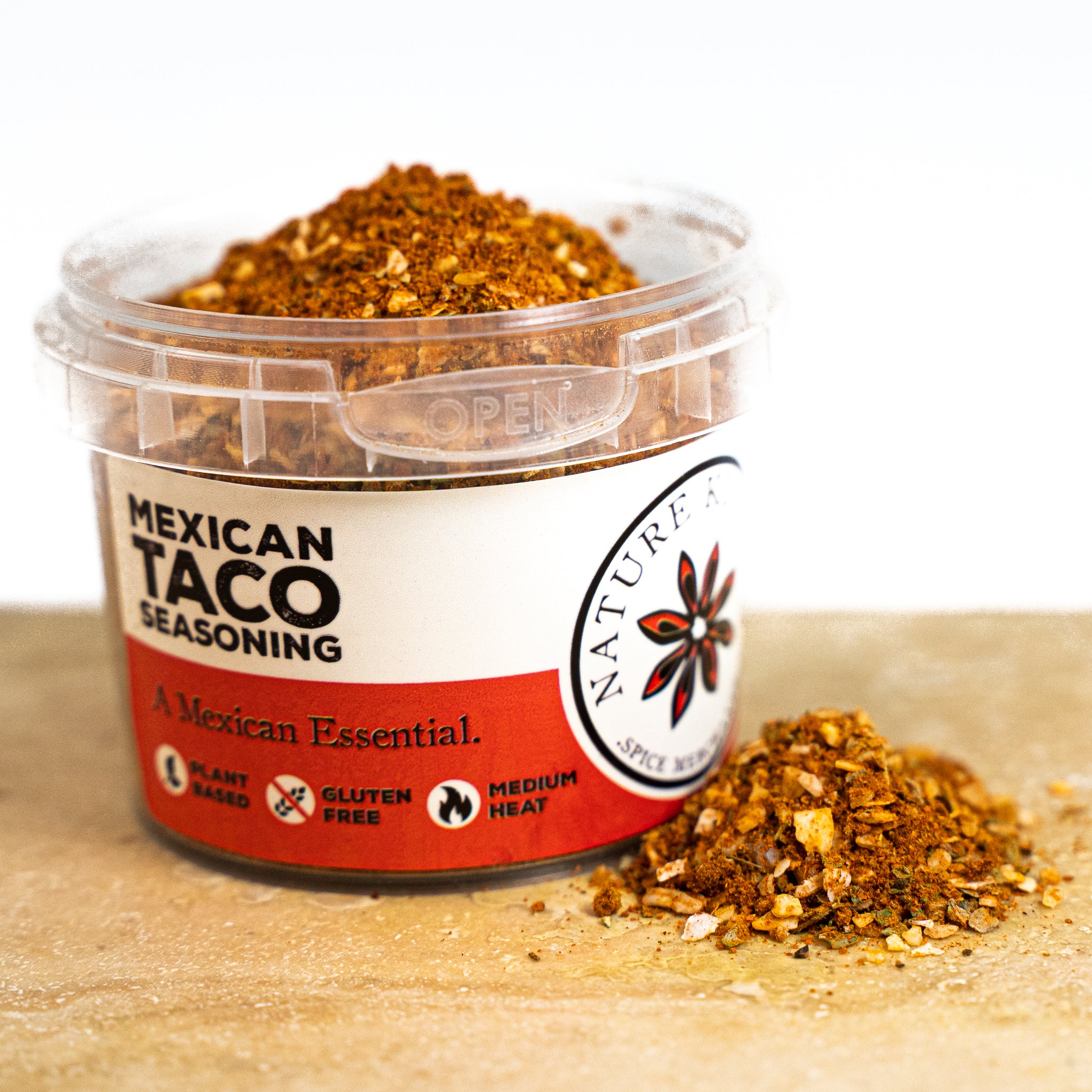 Mexican Taco Seasoning. Available in 50g to 5kg