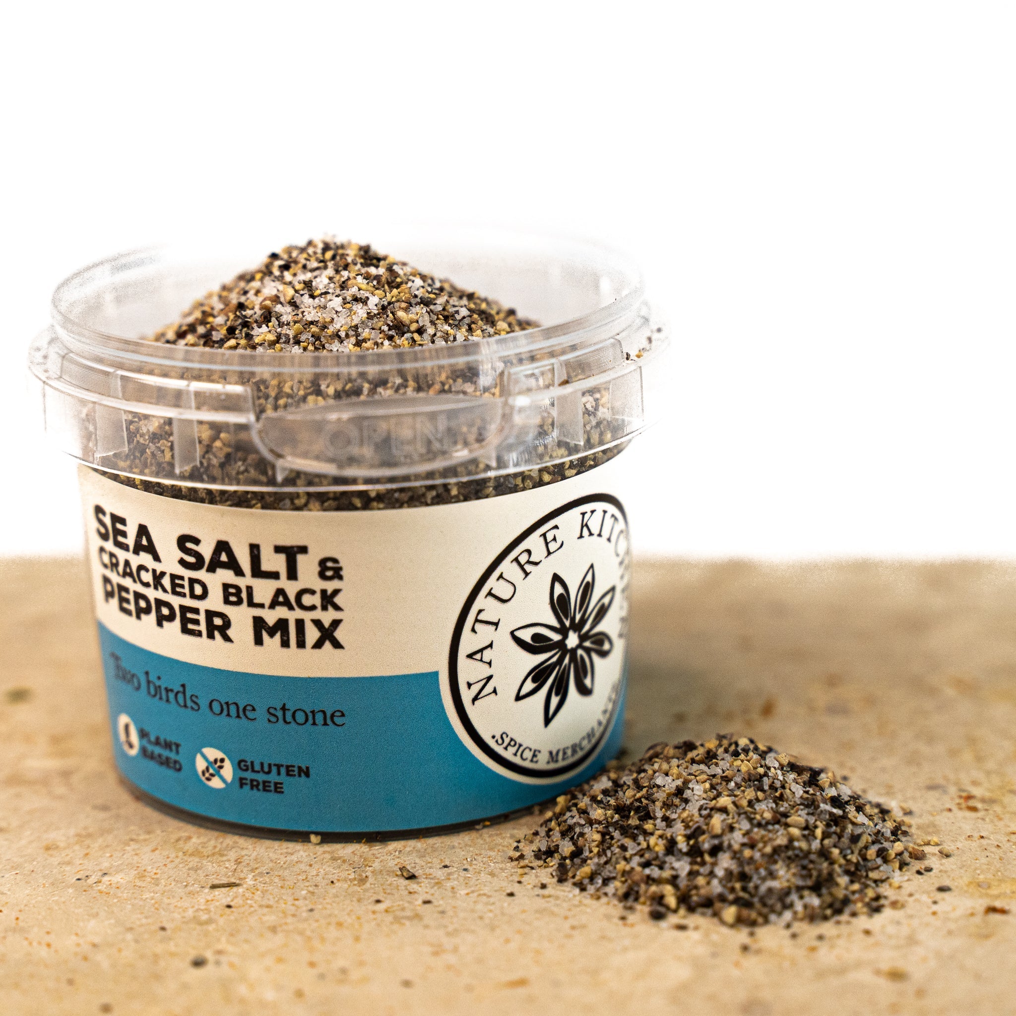 Sea Salt and Black Pepper Mix 6 x 100g Pots