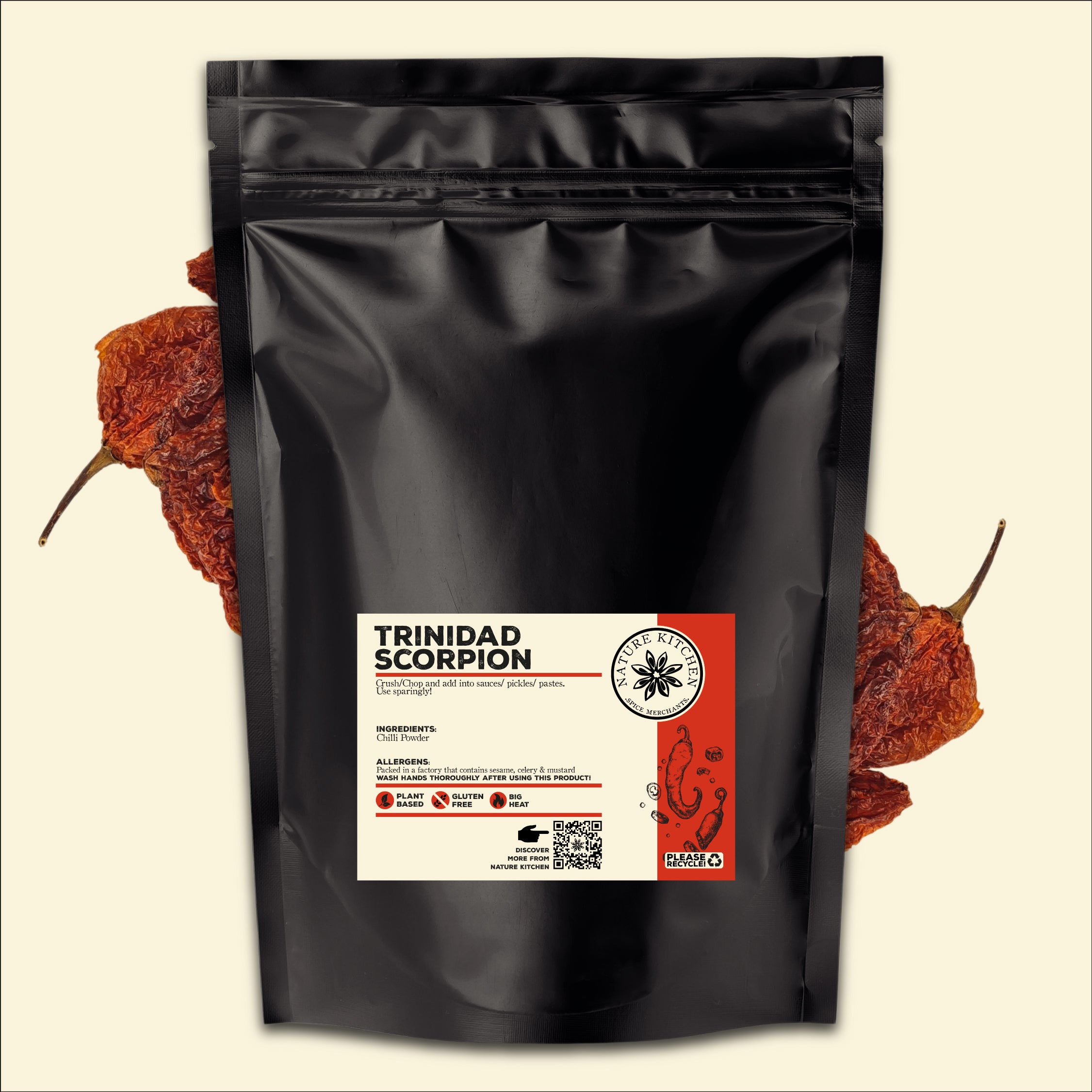 Chilli Trinidad Scorpion 100g Trinidad Scorpion Chilli