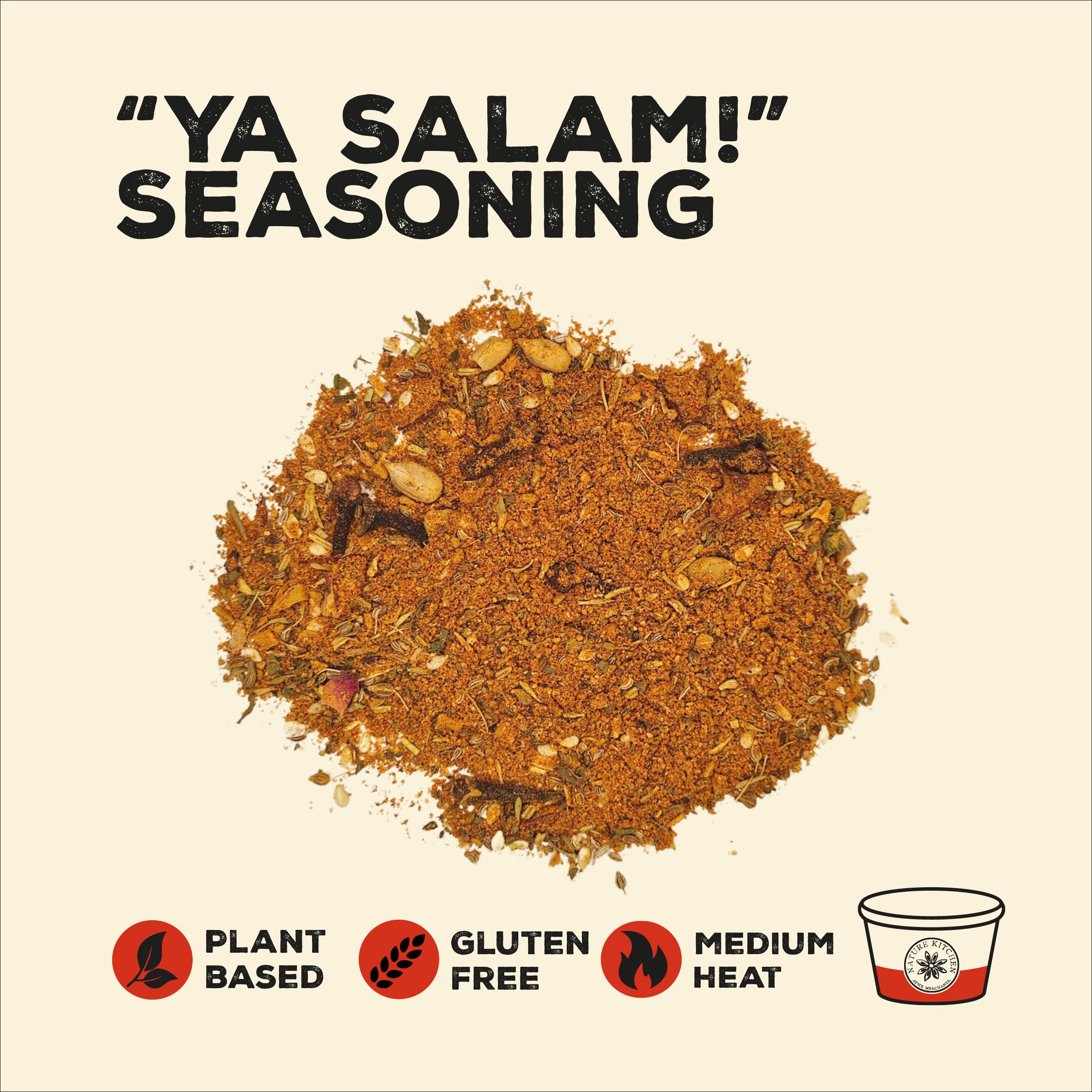 Turkish All Purpose Seasoning Ya Salam - 50g Pot - 5kg
