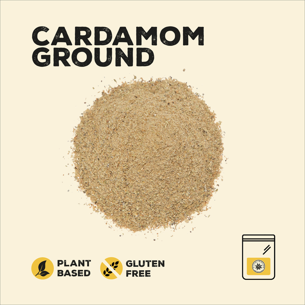 Cardamom Green Ground 500g Amomom - habu alhal Cardamom'