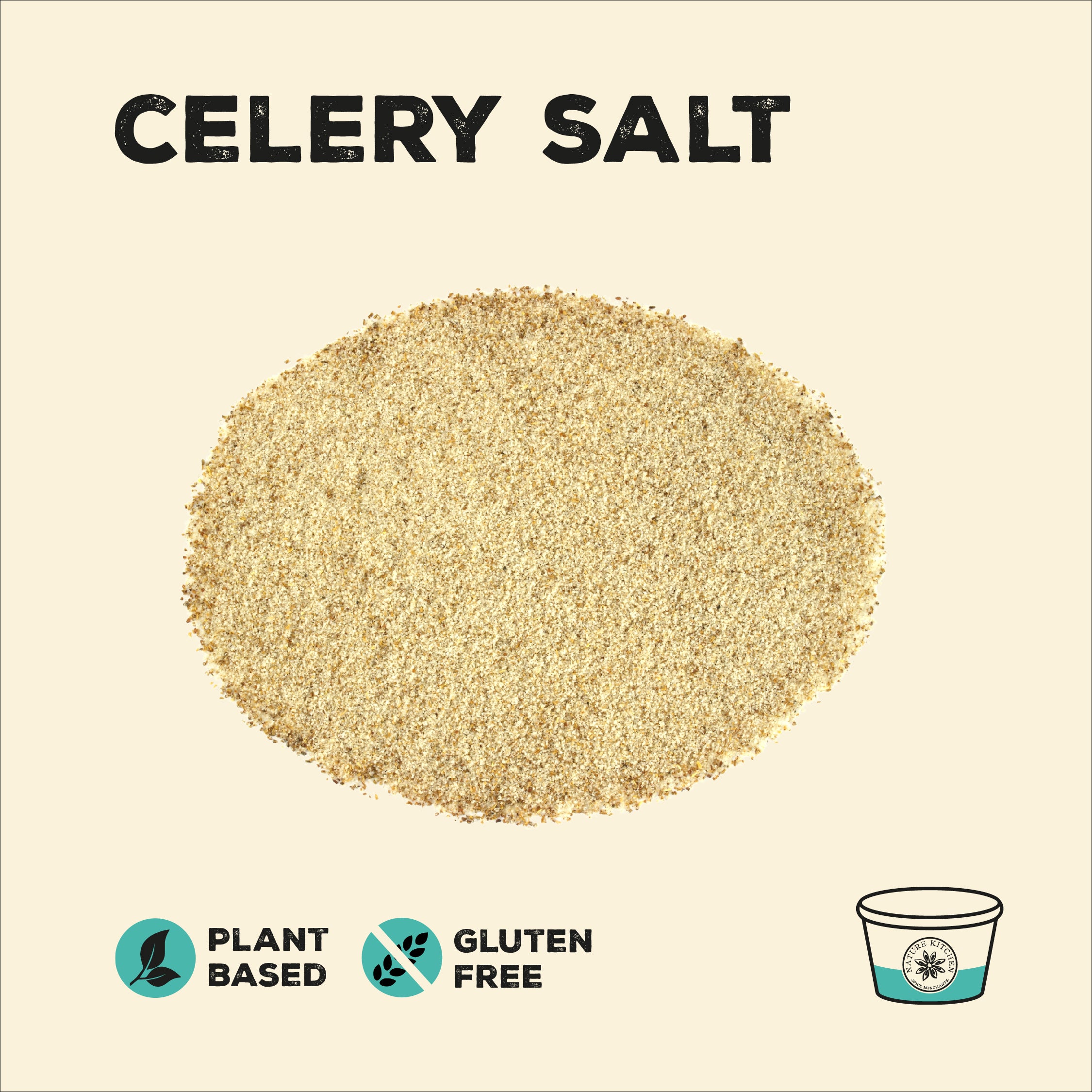 Celery Salt 1 x 100g Pot ingredient a robust, savoury flavou