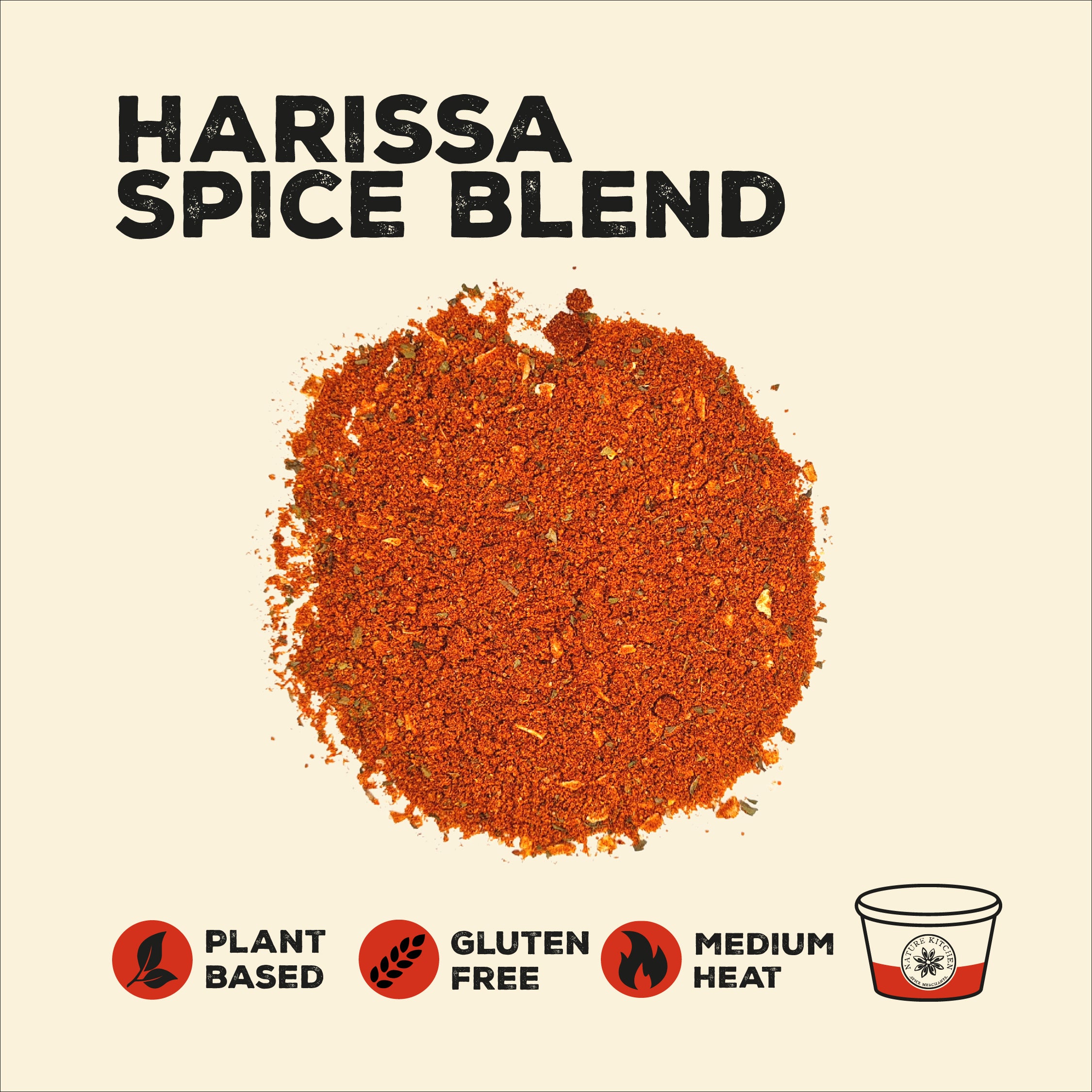 Harissa Moroccan Spice Blend. Available in 50g to 5kg