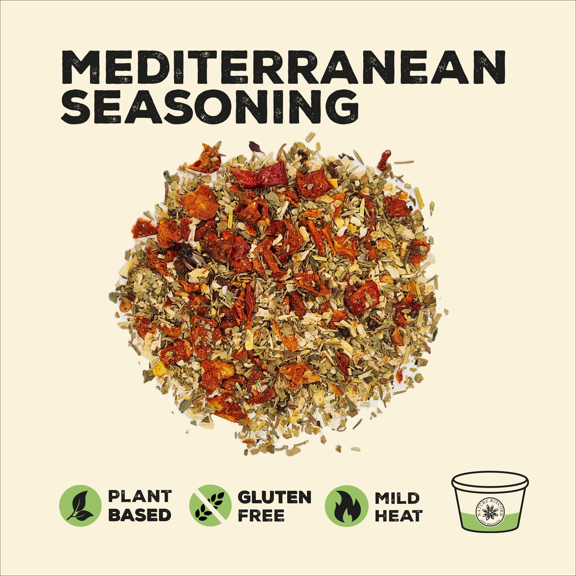 Mediterranean Seasoning from 50g Pots to 5kg Bags